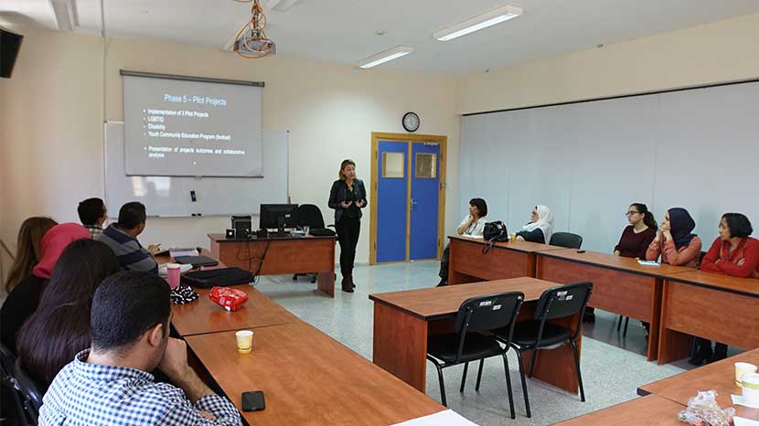 Maltese professor shares study’s refugee perspectives | Birzeit University