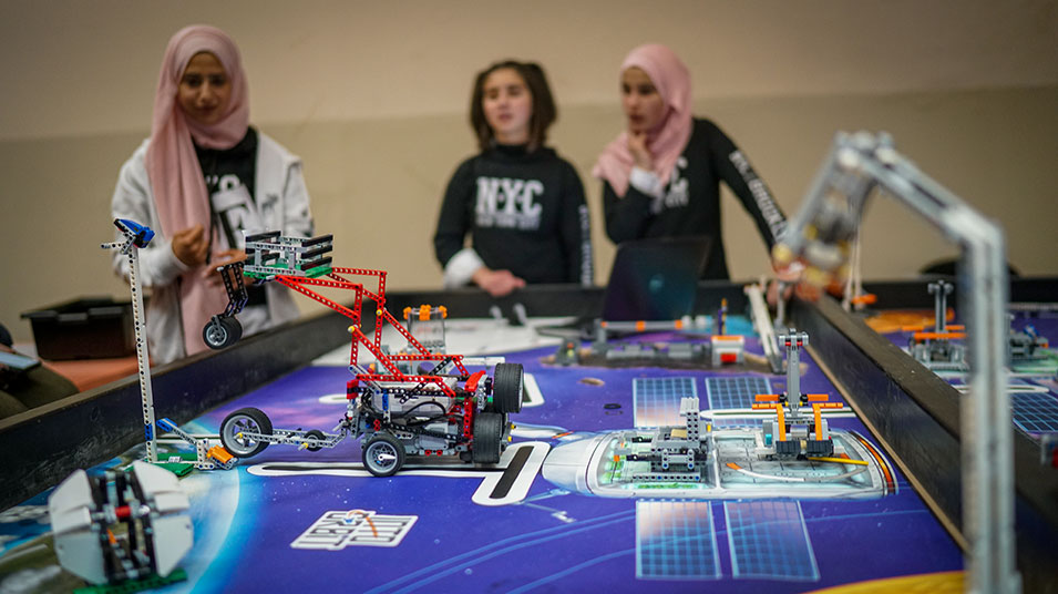 School children devise space robots in national robotics competition on ...