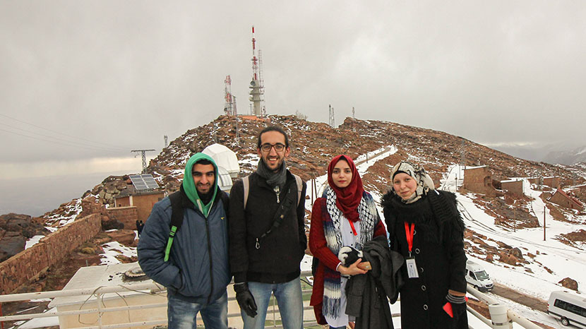 Birzeit Students Gain Experience at Arab Winter School for Astrophysics ...