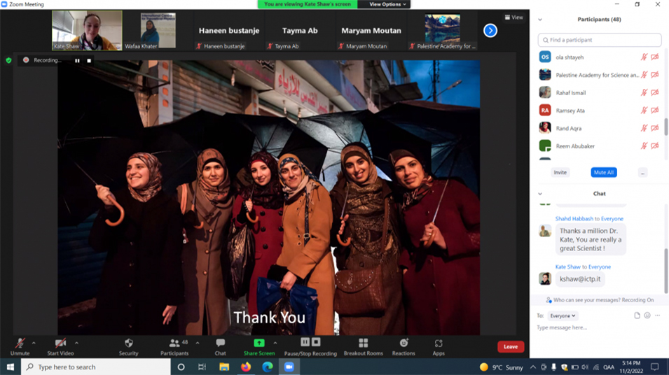 Faculty of Science organizes webinar with physicist Kate Shaw on ...