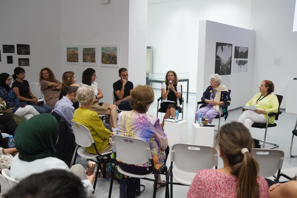 Birzeit University hosts conversations with Samia Halaby | Birzeit ...