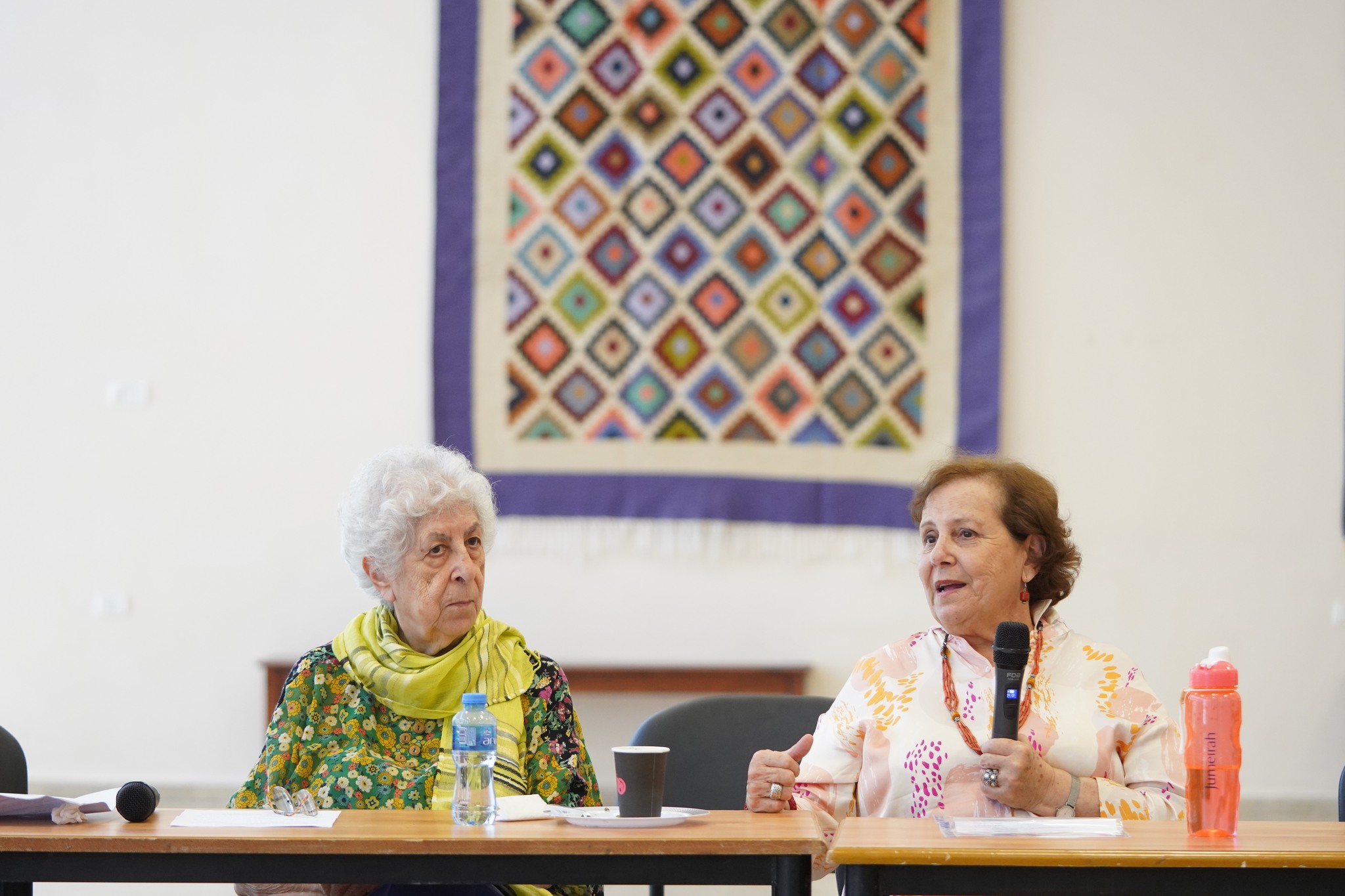 Birzeit University hosts conversations with Samia Halaby | Birzeit ...