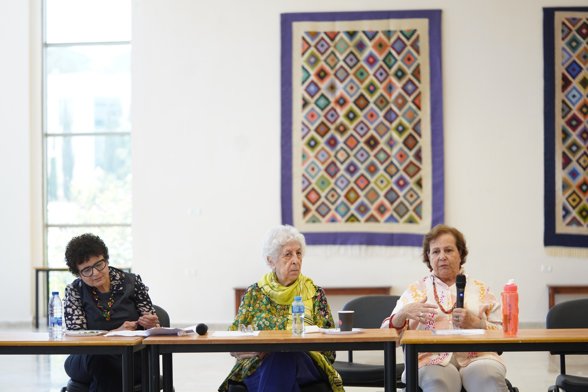 Birzeit University hosts conversations with Samia Halaby | Birzeit ...